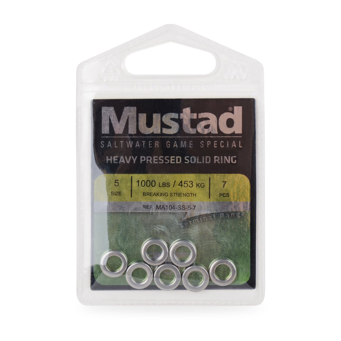 Солид рингове MUSTAD STAINLESS STEEL HEAVY PRESS SOLID RING - Солид и сплит ринг