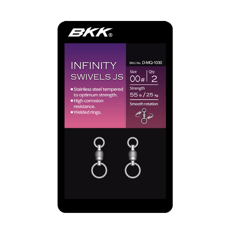 Вирбели BKK HOOKS INFINITY JS SWIVEL - Вирбели